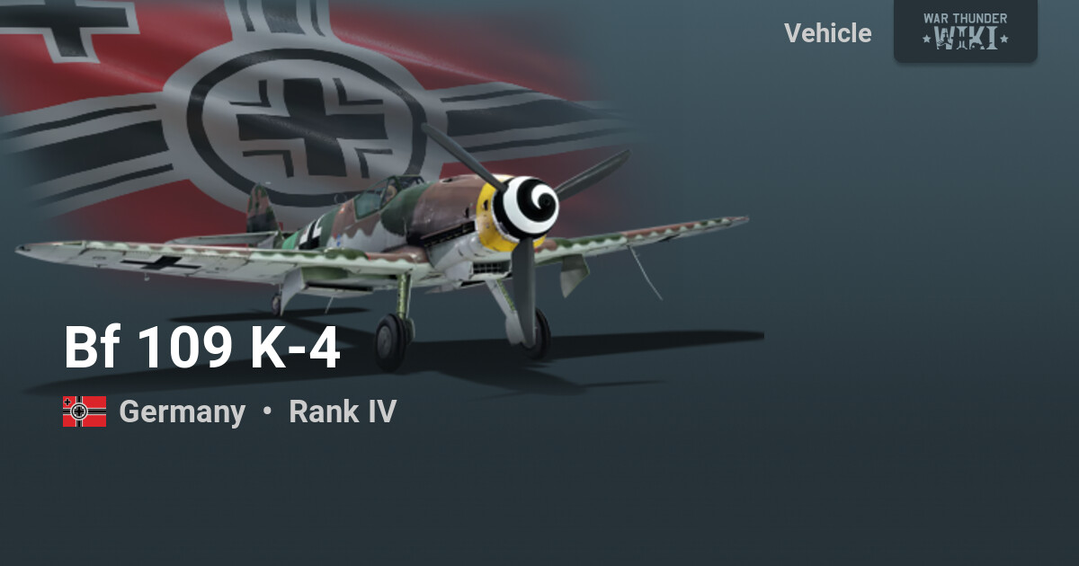 Bf 109 G4 War Thunder