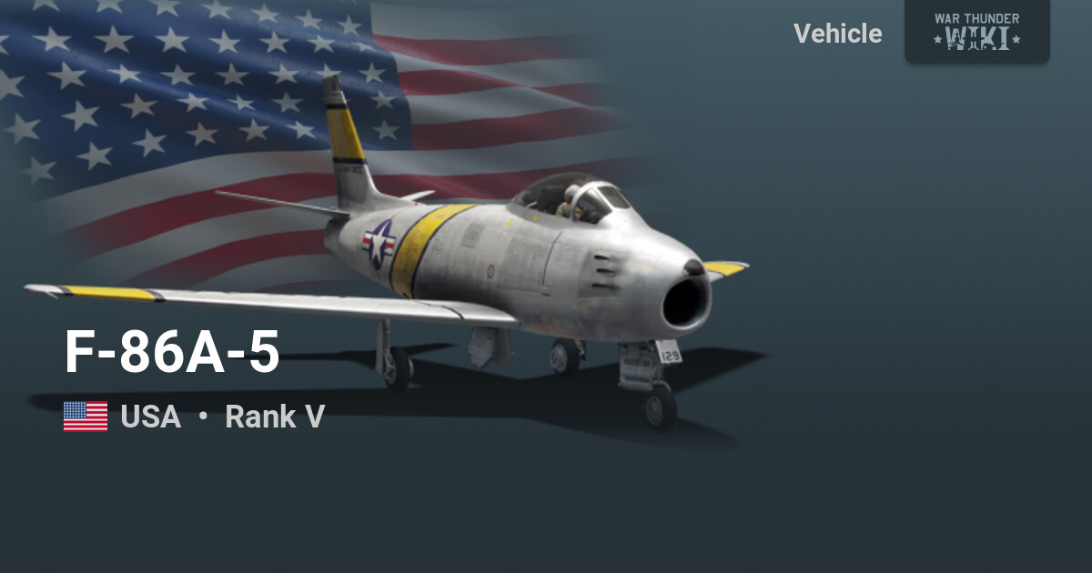 F 86 Sabre War Thunder