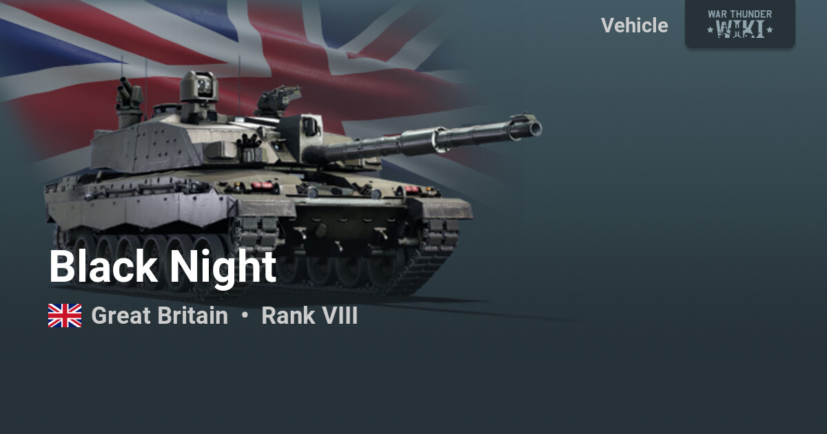 Challenger 2 Black Knight